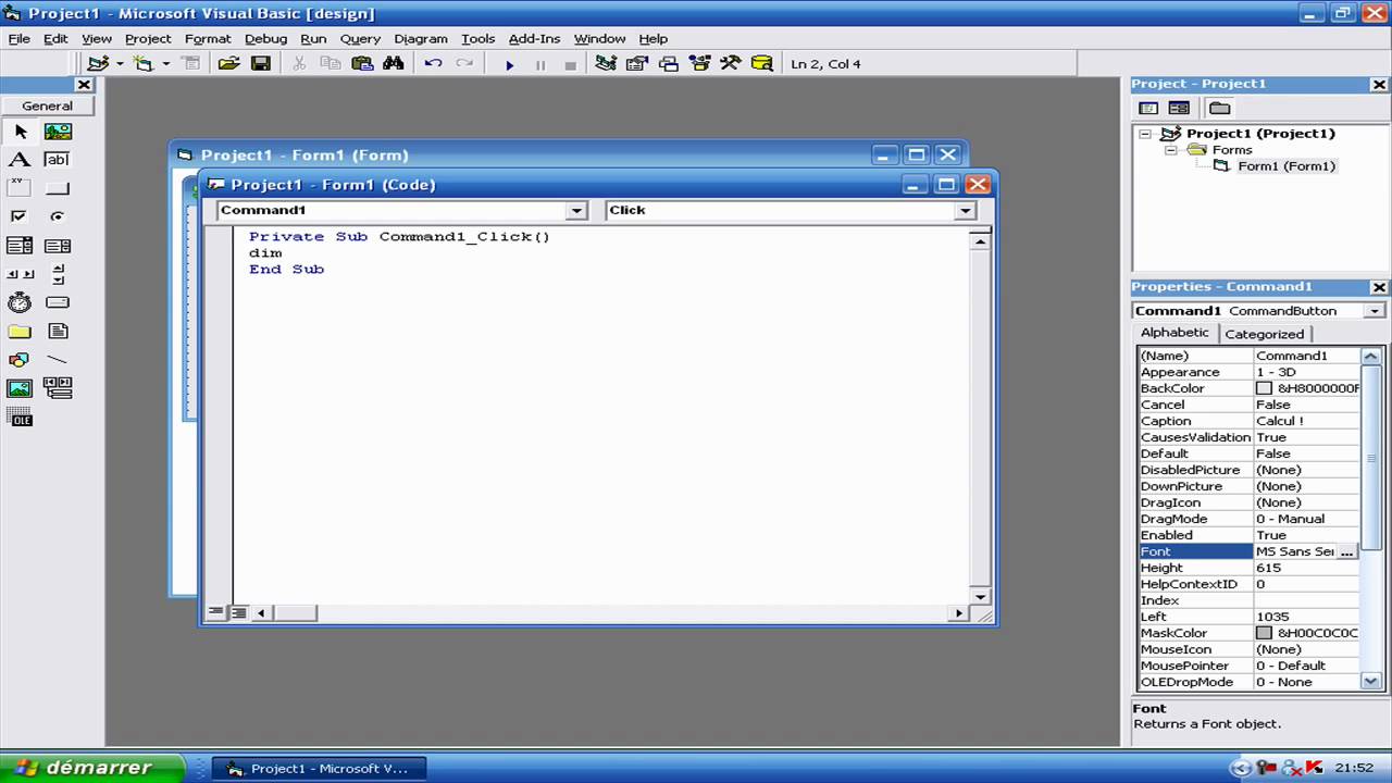 [Vb6]Basic Calculator Tutorial [HD]