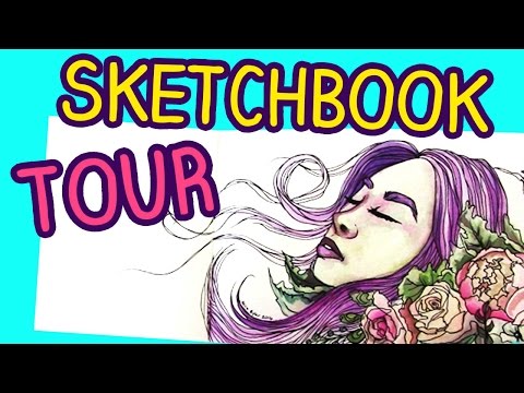 MY HUGE SKETCHBOOK TOUR! It's Been Around the World!