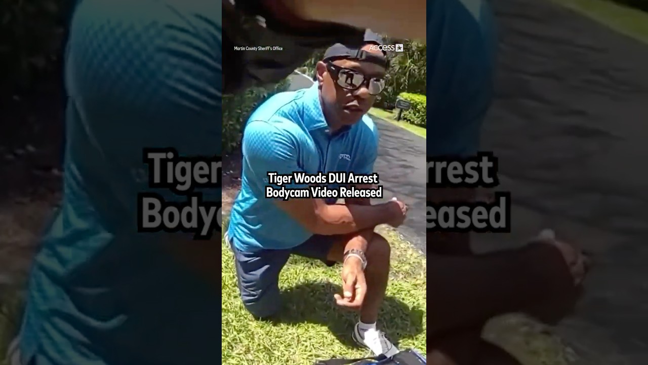Tiger Woods DUI Arrest Bodycam Video Released