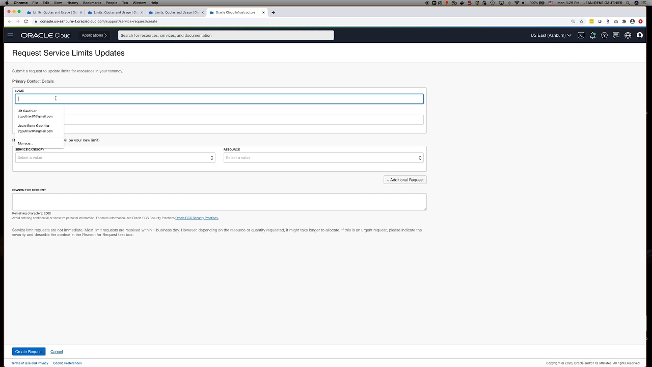 Increase Your Data Science Service Limits