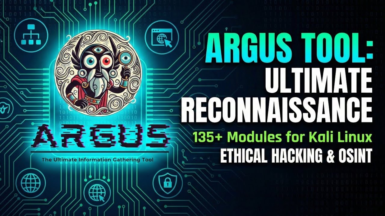 Argus: The ULTIMATE All-in-One Recon Tool for Kali Linux 2026! 🕵️‍♂️🔥