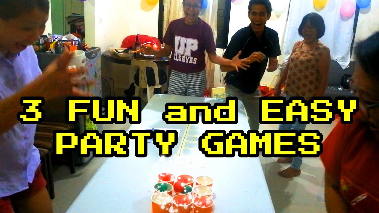 Fun and Easy Party Games You Should Try (Minute to Win It Style)