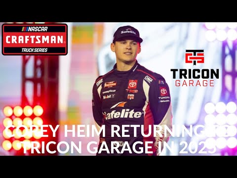 Corey Heim Returning To TRICON Garage In 2025