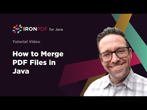 How to merge PDF files in Java