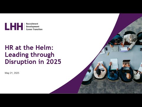 HR at the Helm: Leading through Disruption in 2025