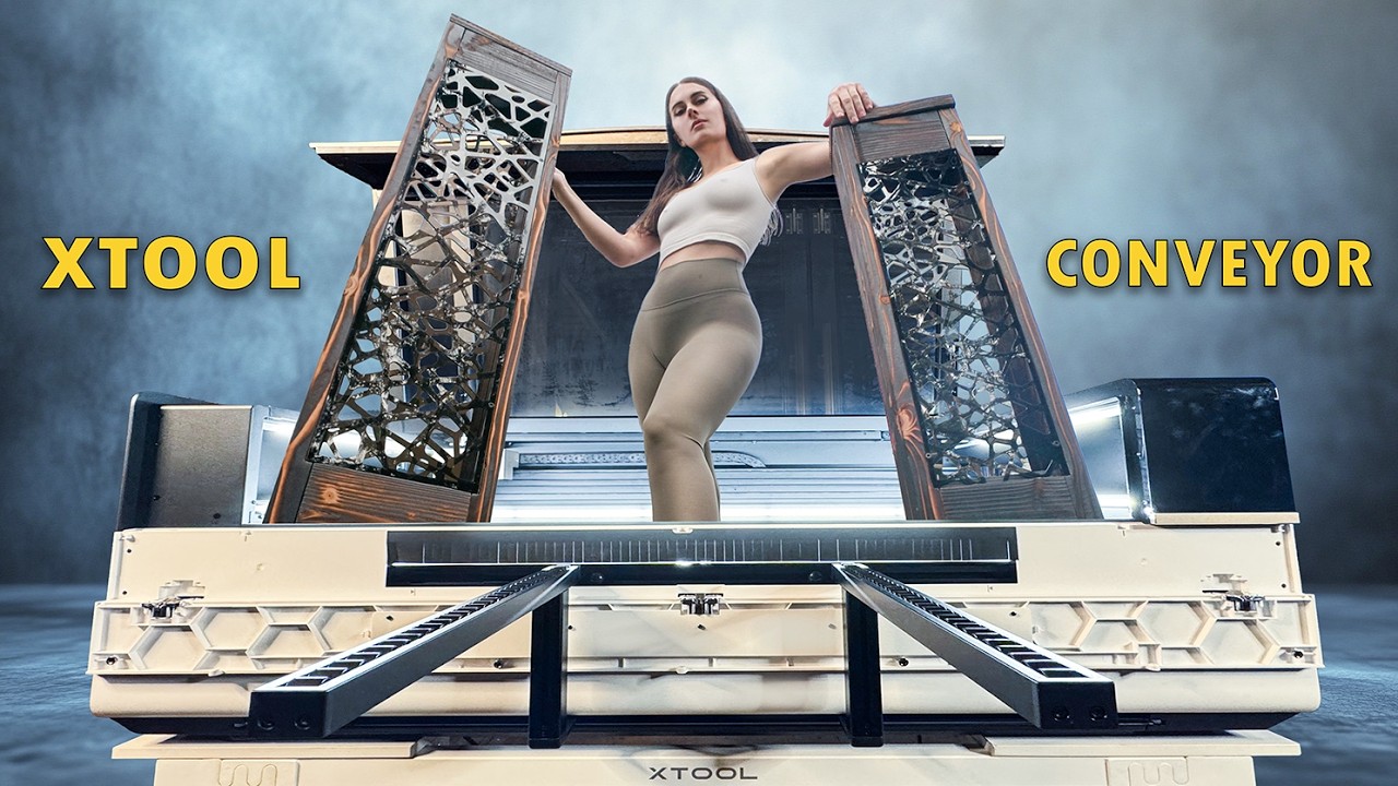 I tried the XTOOL P3 CONVEYOR FEEDER... IS IT WORTH IT??   Xtool P3 80W CO2 Laser Engraver