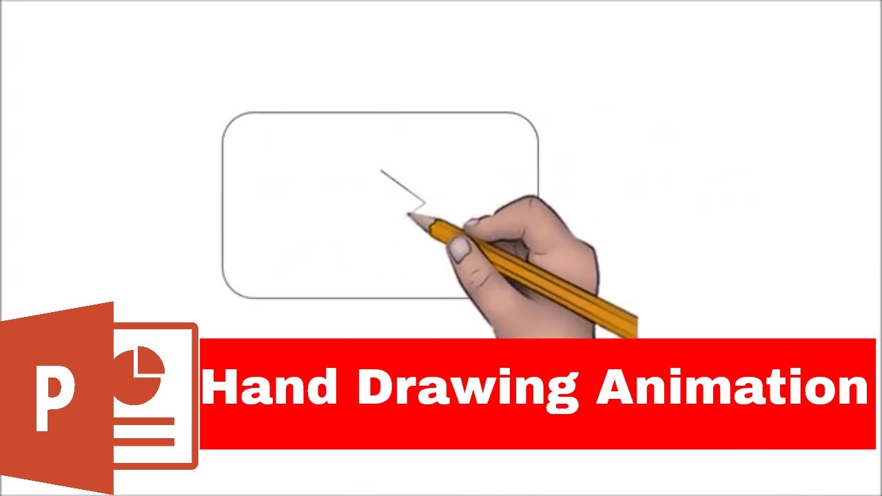 how to create a Hand Drawing Animation Effect using Microsoft PowerPoint