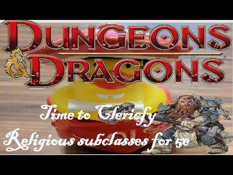 Religious Themed Subclasses for D&D 5e