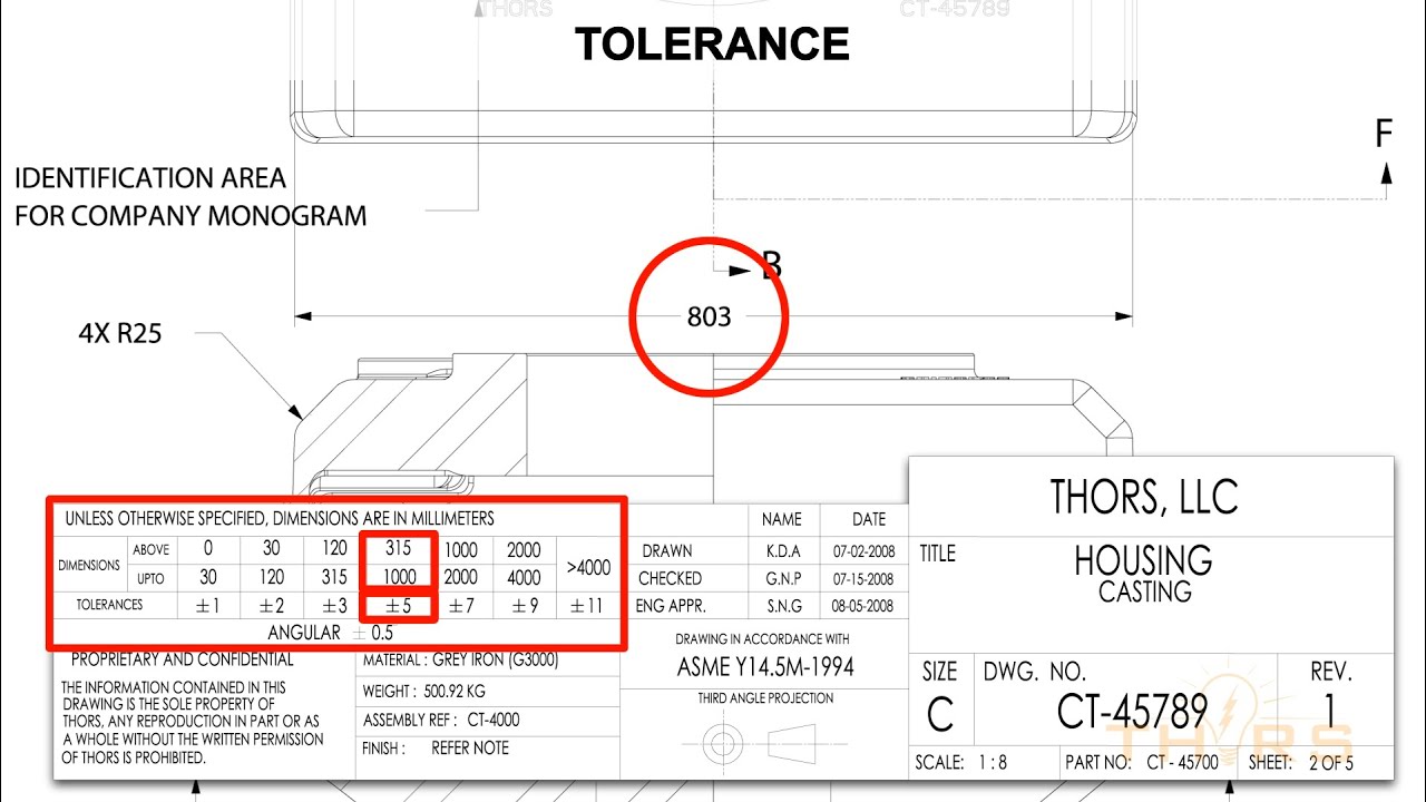 Examples of Determining the Tolerance on an Engineering Drawing? || ED Fundamentals Course Preview