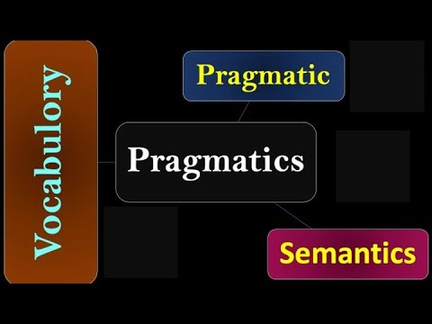 (Lecture-10), Pragmatics; Pragmatic; Semantics, Study of Meaning in Context and Use