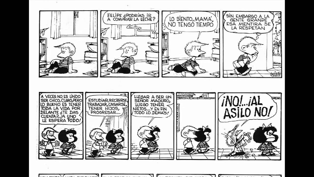 Mafalda (Tiras Cómicas) / Mafalda y Felipe