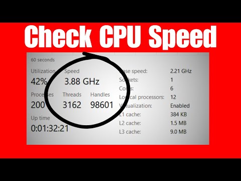 How To Check Cpu Clock Speed In Windows 11