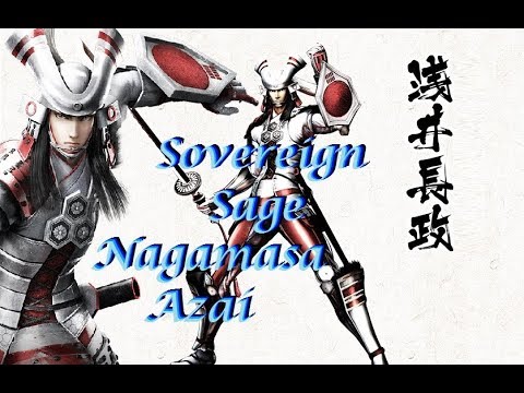 Sengoku BASARA 4: Sumeragi: Nagamasa Azai -Full Moveset With English & Japanese Translations