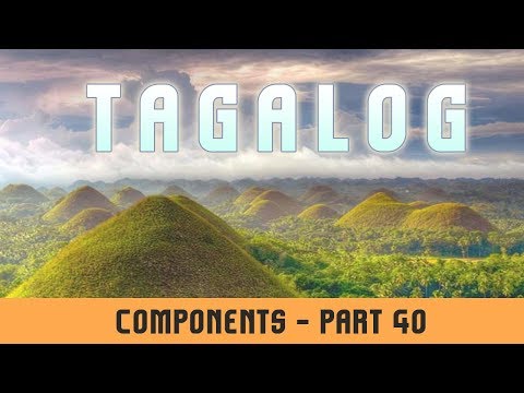 Learn To Speak Tagalog Language | Order of Components in Basic Sentences | Part 40