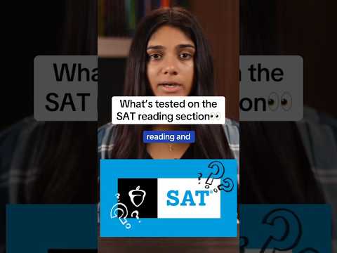 What is tested on the Digital SAT reading section? #digitalsat #satprep #satstrategy