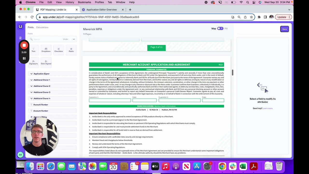 PDF Mapping Function