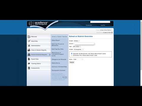 Acadience Math: How to Access Reports