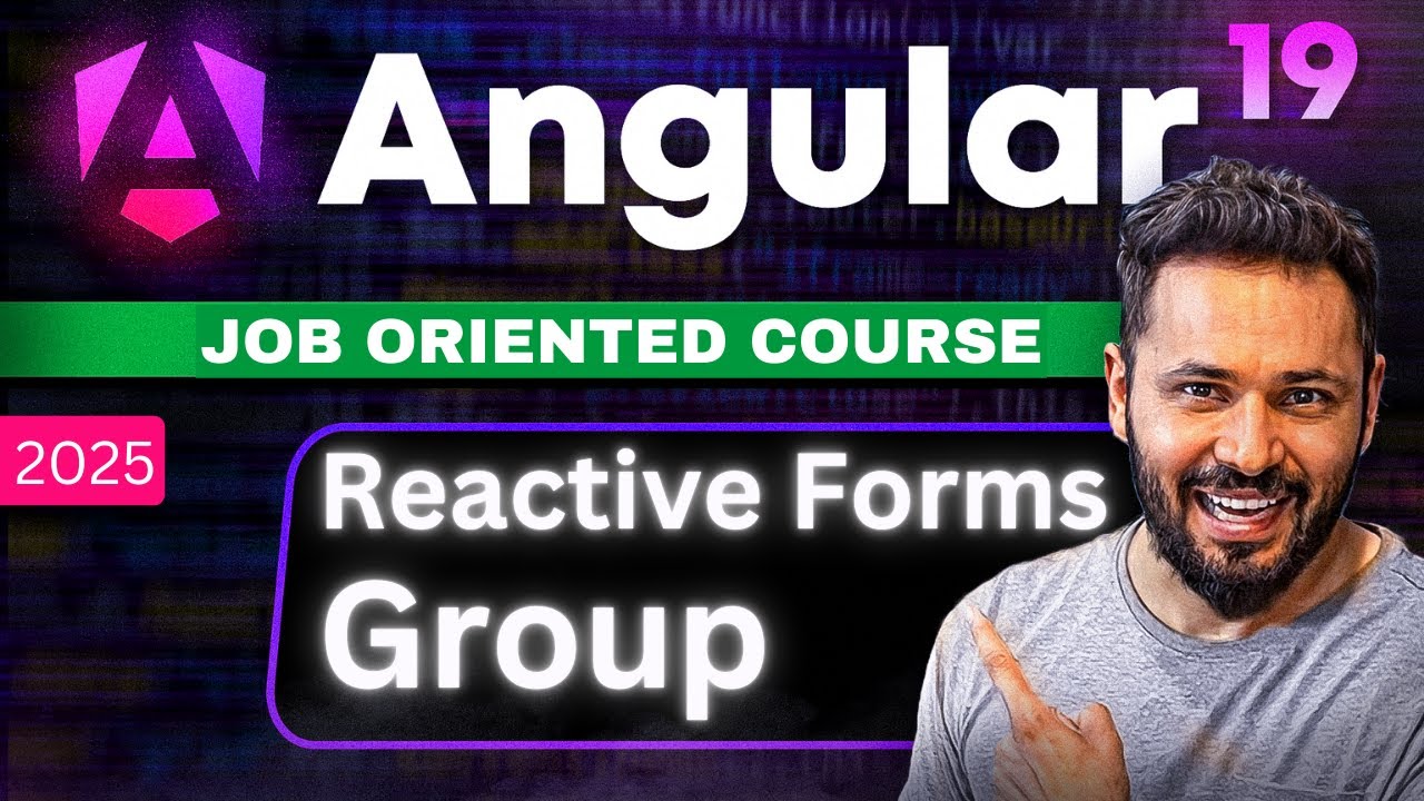 Angular 19 Tutorial #37 Reactive Forms Group Explained