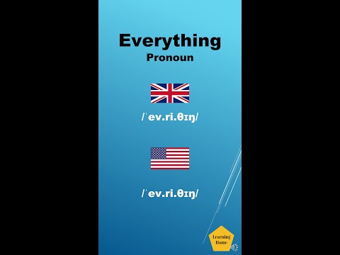 Everything meaning pronunciation and synonyms #Shorts
