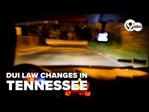 New Tennessee drunk driving law lowers BAC threshold for stricter penalties