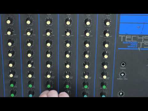 Tama Techstar TS305 80's drum synth Simmons w/rack ears | Reverb