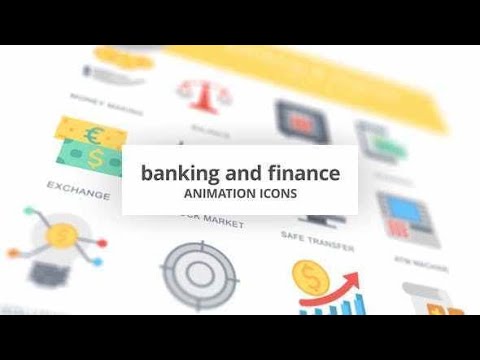 BANKING AND FINANCE – ANIMATION ICONS | Free Template Download