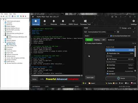 Samsung J7 Pro(SM-J730GM) frp remove in One Click by Hydra Dongle