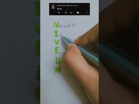 Full form of name "Nivedh" #shorts #fullform #lettering