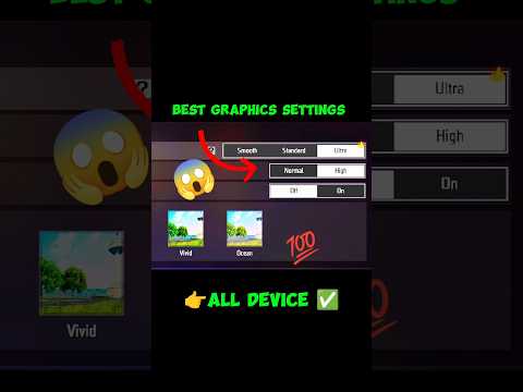 Best graphics settings in free fire 🤔2024 | free fire display settings | free fire setting #freefire