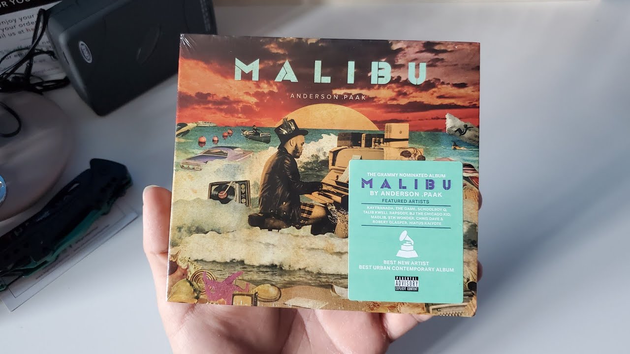 Anderson .Paak - Malibu CD Unboxing