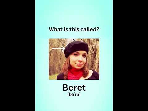 Can you tell the name of these hats #learnenglish #dailyenglish #vocabulary #learn #fyp #fypã‚· #TikT