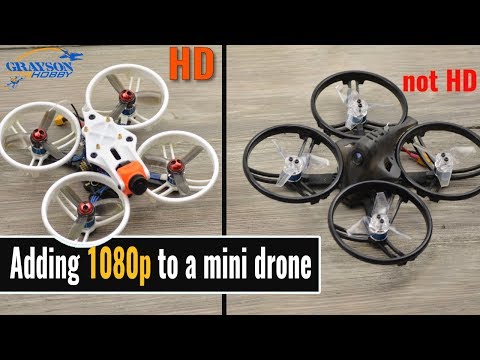 Converting ET115 to CineWhoop - Installing a 1080p camera to fpv drone