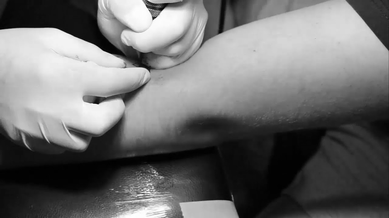 Tattoo Timelapse - Paper Plane
