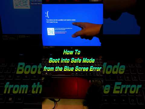 Safe Mode Startup from Blue Screen in Windows 10, 11 💻 #youtubeshorts #shorts