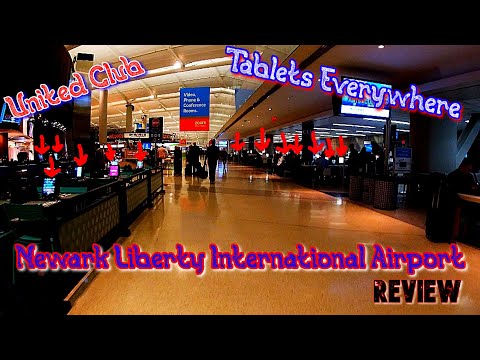 Newark Liberty International Airport, New York - USA (Tablets Everywhere!)