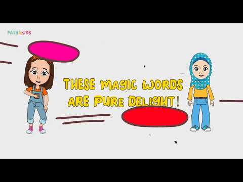 Magic Words Rhyme for Kids πΆ | Learn Manners with Zainab & Farwa π