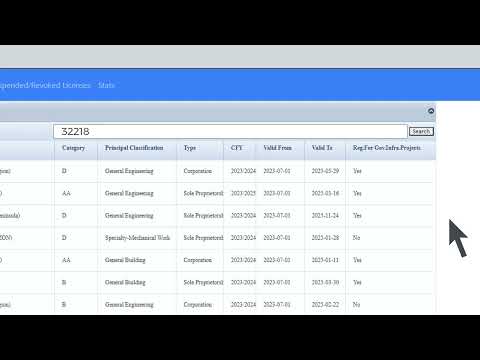 How to Verify a Contractor using the PCAB Portal Verification Website [2024]
