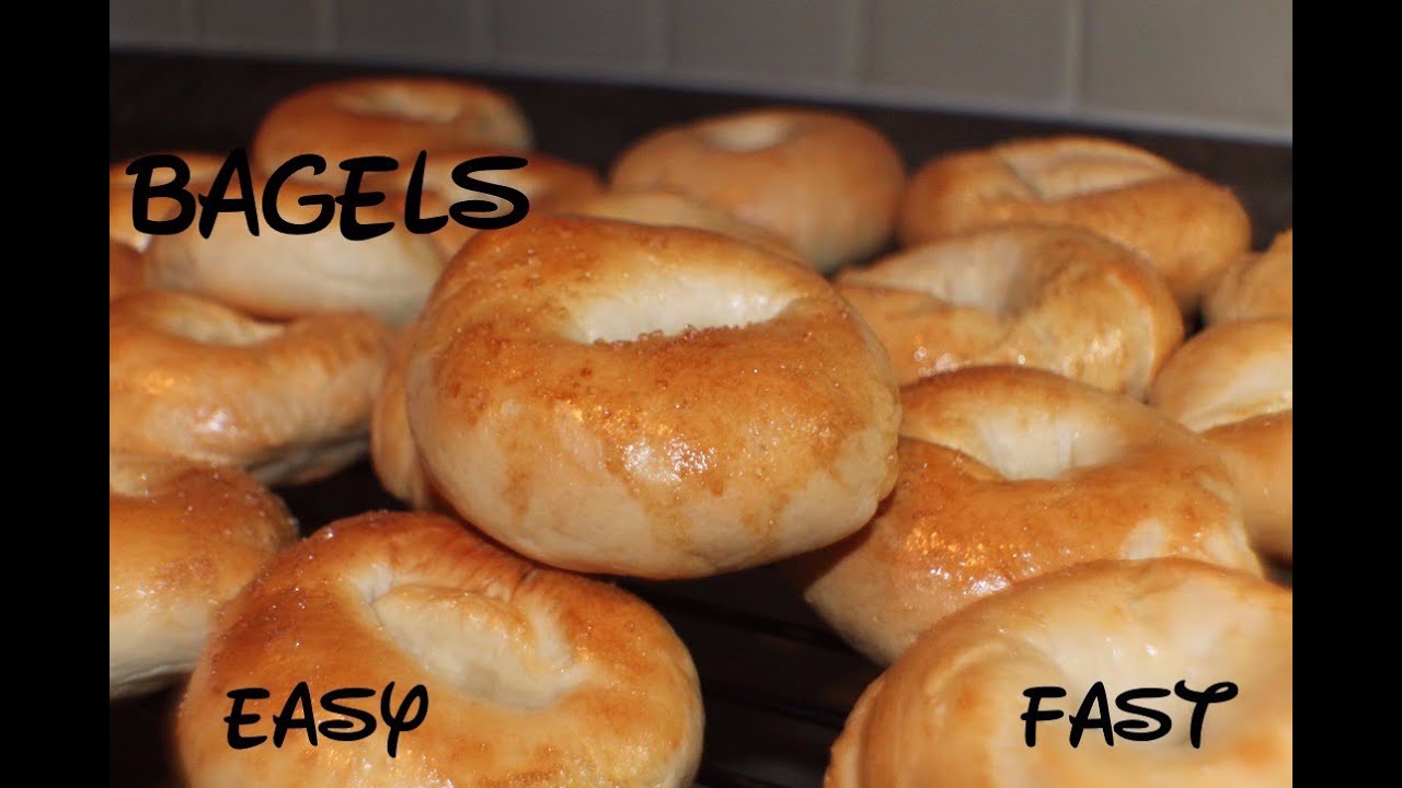 *EASY* How to make Homemade Bagels from scratch In the bread machine