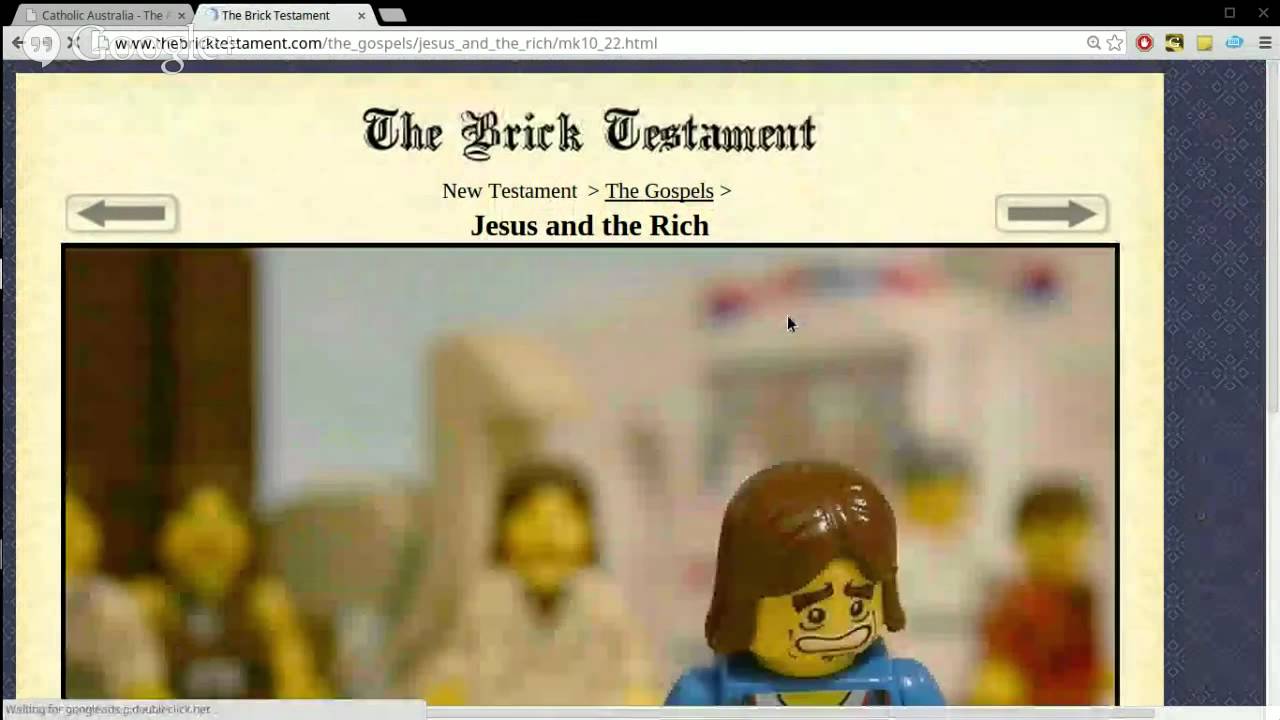 Brick New Testament by Brendan Powell Smith