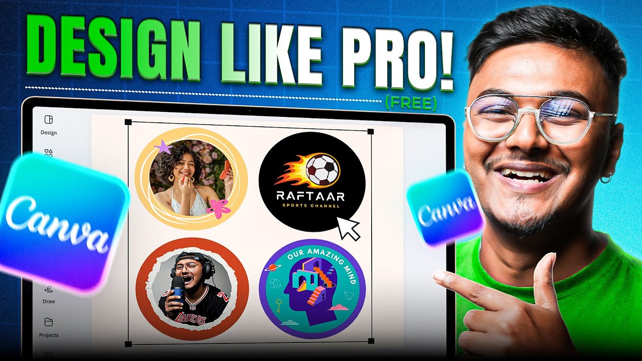 How To Make Professional Logo for YouTube Channel | YouTube Logo Kaise Banaye (Ep.3)