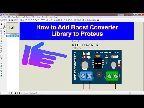 How to Add MC34063 Boost Converter Library to Proteus | Step-by-Step Guide