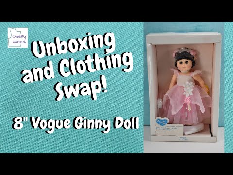 Free Doll Clothes Patterns: Vogue Ginny Unboxing and Clothes Swap with Chelly Wood's PDF Patterns