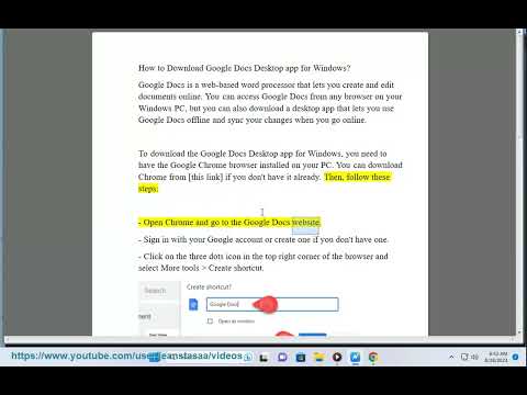 Download Google Docs Desktop app for Windows
