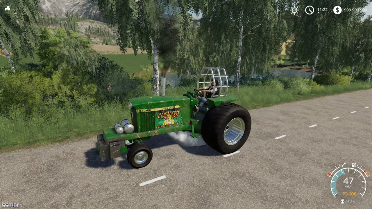 John Deere Pulling Tractor v 1.0 - FS 19
