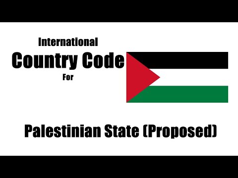 How do you write Palestine in a phone number? palestine country code