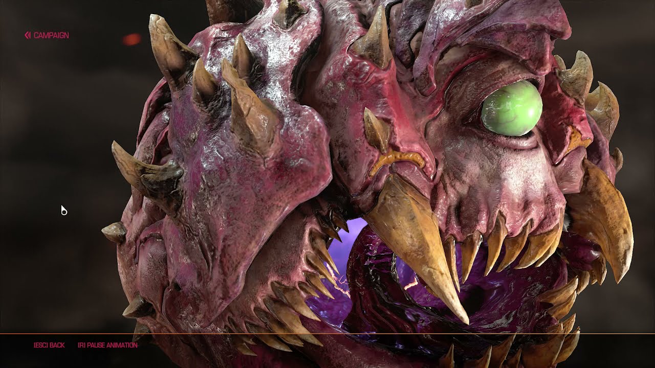 Doom 2016. Cacodemon model.
