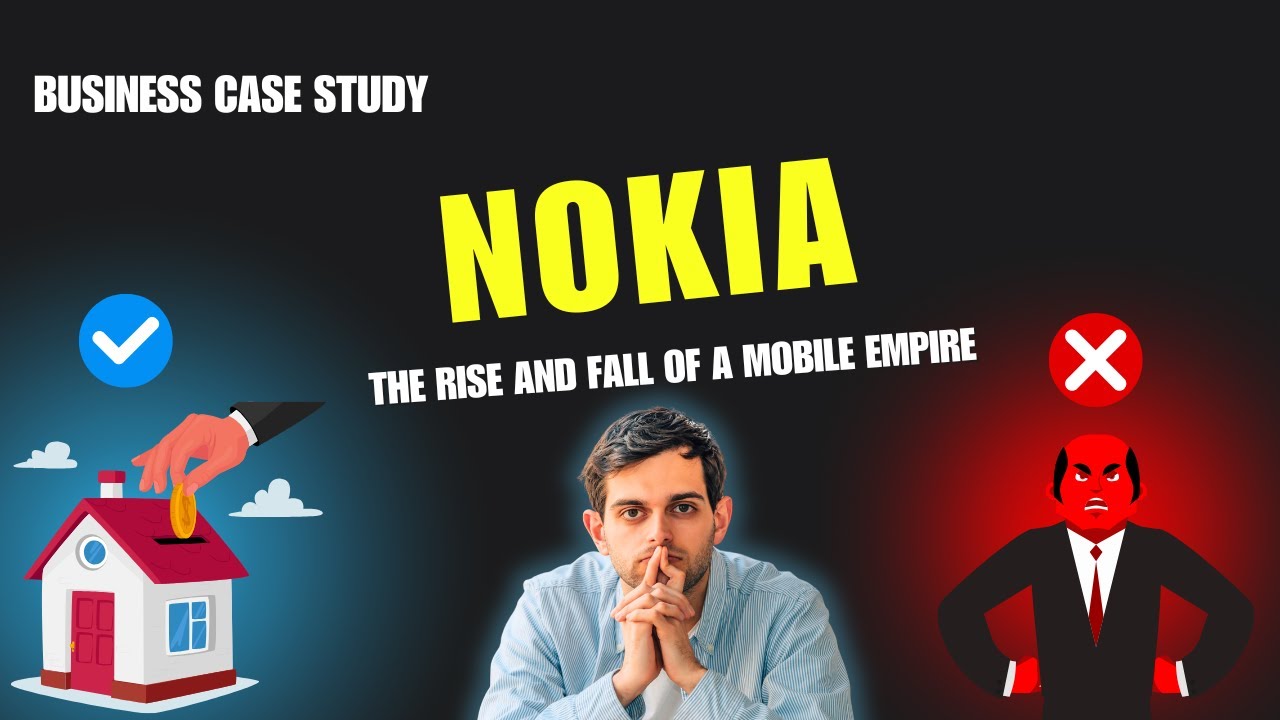 Nokia – The Rise and Fall of a Mobile Empire | Business Case Study 📱📉