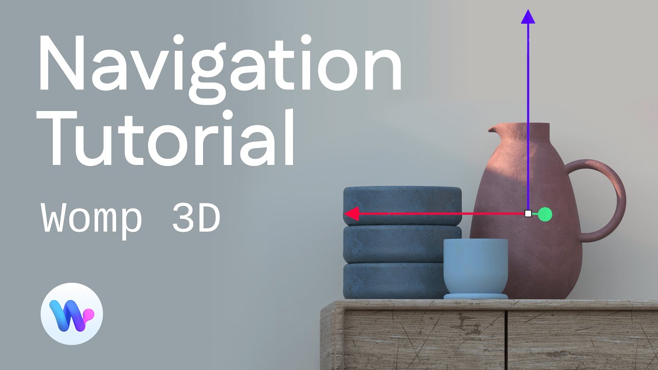 Easy 3D: How To Navigate - Tutorial | Womp 3D