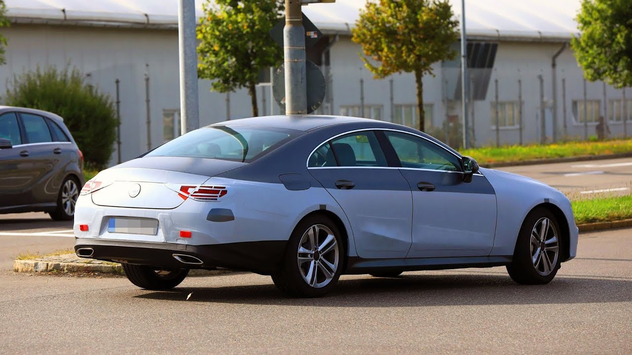 New CLS (CLE) c257 with minimal camouflage