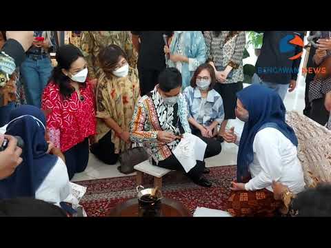VIDEO: Rayakan Hari Batik, Gibran Rakabuming Ikut Membatik di Museum ...